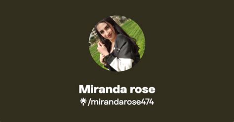 Miranda Rose Instagram Facebook Linktree