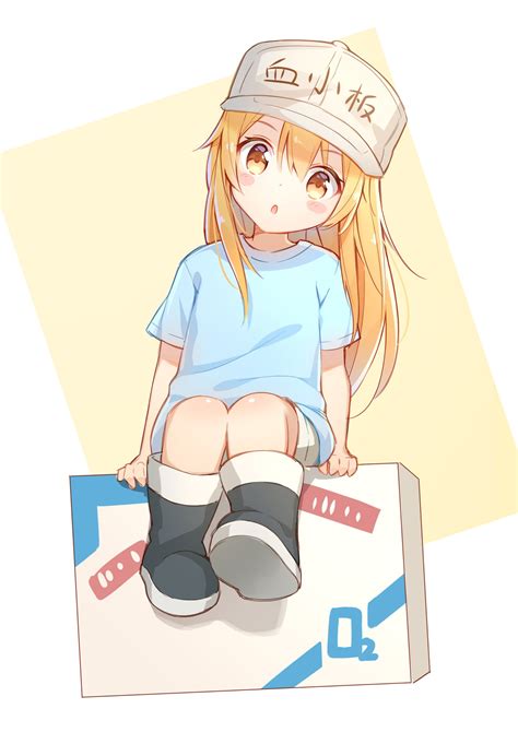 Pin On 血小板 壁紙 血小板ちゃん かわいい 画像 イラスト はたらく細胞 高画質 スマホ Iphone 待ち受け