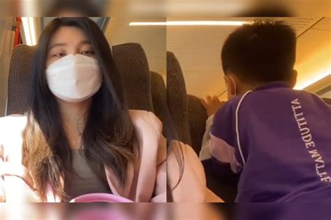 女子坐高铁遇邻座熊孩子，又吵又闹一刻不消停：21分钟的路我忍了熊孩子邻座女子