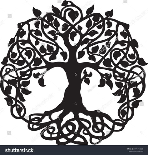 Tree Life Vector Illustration เวกเตอรสตอก ปลอดคาลขสทธ 1478497868