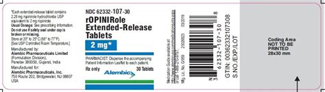 Ropinirole Extended Release Tablets Fda Prescribing Information Side Effects And Uses