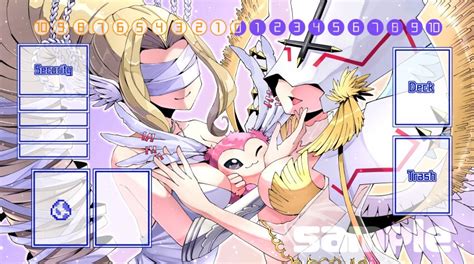 Angewomon Angewomon X Antibody Picklemon Venusmon Digimon Absurdres Highres Other