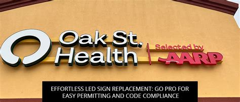 Effortless Led Sign Replacement Go Pro For Easy Permitting And Code