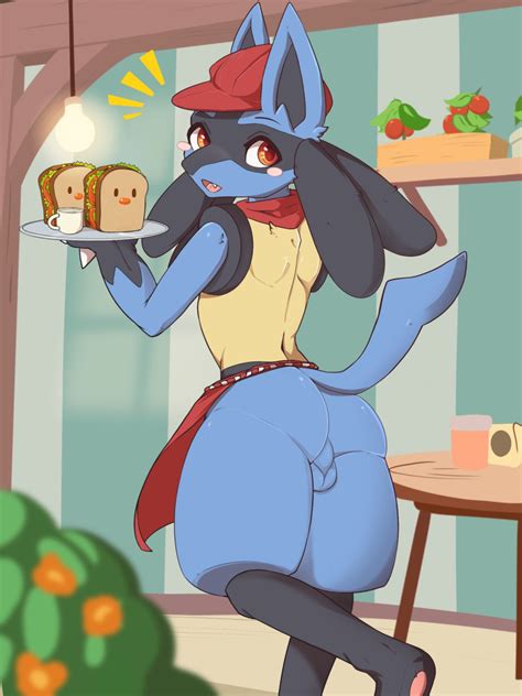 Rule 34 2020 Anthro Ass Backsack Balls Blurred Foreground Blush Blush