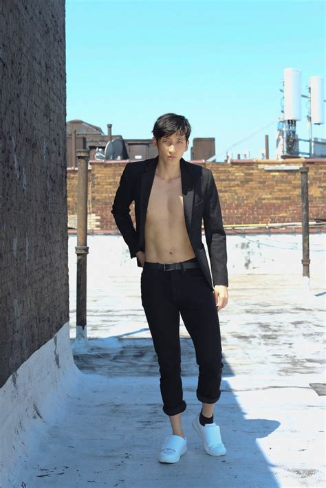 Model Eric Chong From Anti Management Model Normcore Poses