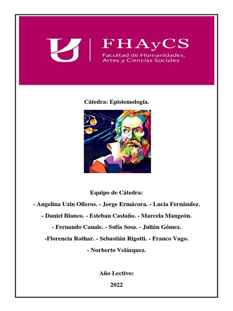Dossier Epistemología 2022 Pdf