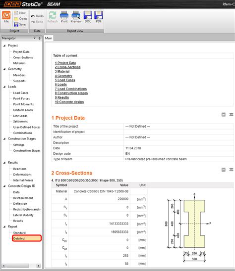 Rfem Bim Link For The Structural Concrete Beam Design En Idea Statica
