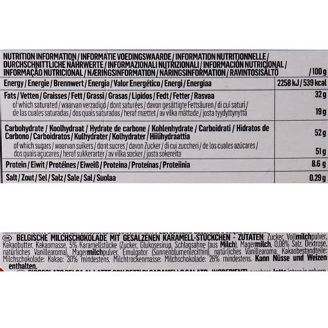 Schokotäfelchen Vollmilch Salted Caramel 100 G Von Guylian Motatos