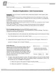 Unit Conversions Metric System Dimensional Analysis And Course Hero