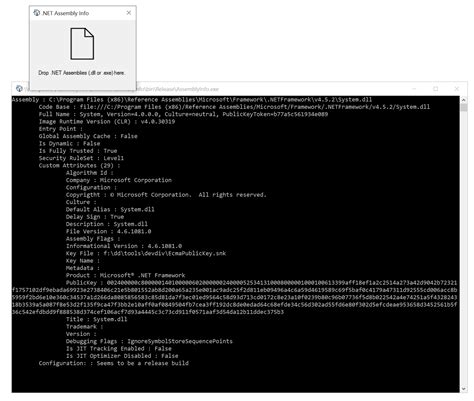 Github Lrolvinkassemblyinfo Net Assembly Information Tool