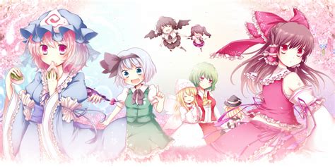 Hakurei Reimu Kirisame Marisa Konpaku Youmu Yakumo Yukari Shameimaru Aya And More Touhou