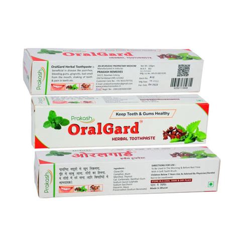 Oralgard Herbal Toothpaste For Teeth Cleaning At Best Price In