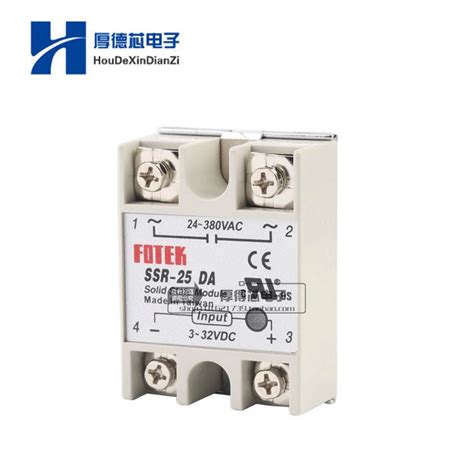 single phase solid state relay ssr 40da dc control ac hacktronics