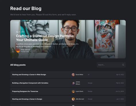 Framer Blog Section Components Frameblox Ui Kit