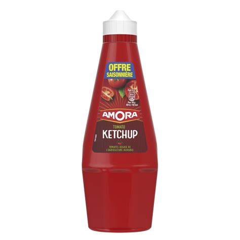 AMORA Ketchup Nature Flacon Souple 575g Pas Cher Auchan Fr