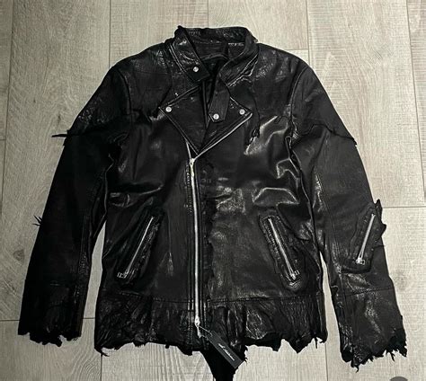14th Addiction 14th Addiction Leather Riding Jacket Grailed