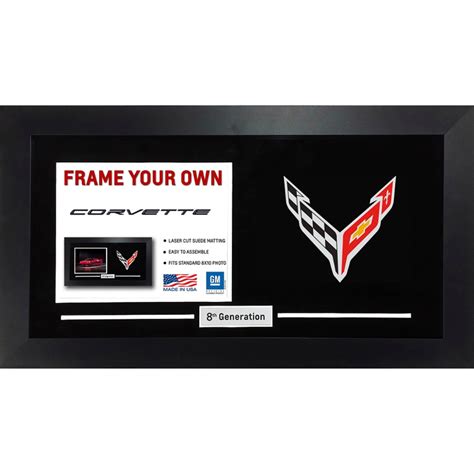 C8 Frame Your Own Corvette Picture Frame Corvette Store Online