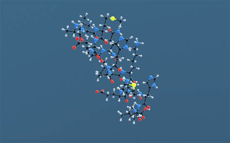The Secondary Structure Of Proteins 3d Scene Mozaik Digital
