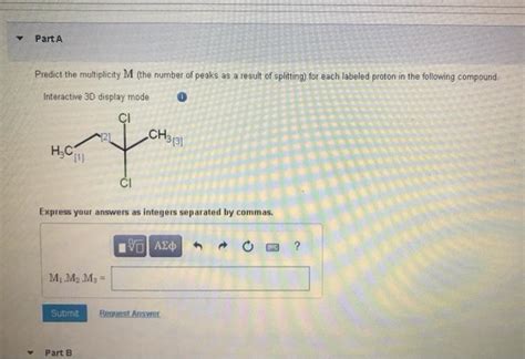 solved part a predict the multiplicity m the number of