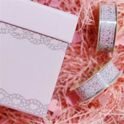 다꾸스티커 레이스 라인 꾸미기 테이프 핑크 티몬