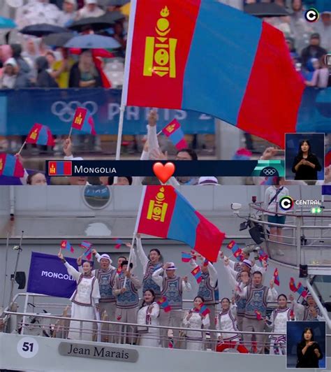 Олимпын нээлт Монголын баг тамирчид ️ Өнөөдөр манай Монголын баг
