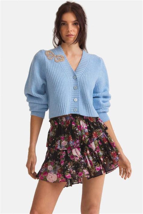 Loveshackfancy Ruffle Mini Skirt Midnight Muse Garmentory