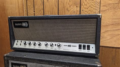 1960s Sunn Sceptre Vintage 60 Watt Tube Amp Head Reverb Australia