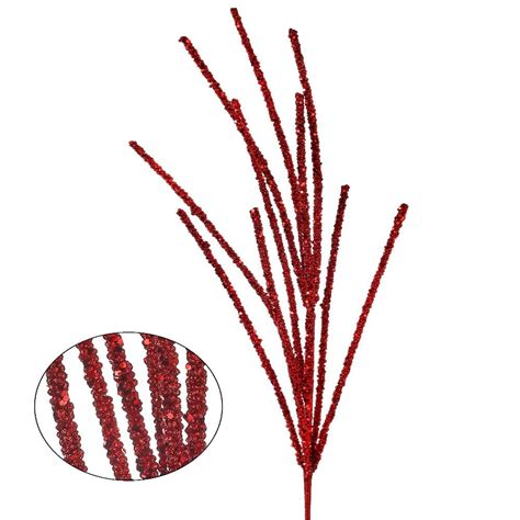 32 Glitter Mini Berry Grass Spray Michaels