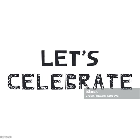 하자귀여운 손 그려진된 보육 생일 포스터와 스 칸디 나 비아 스타일에서 글자를 잘라 축 하 합니다 남자 아기에 대한 스톡 벡터 아트 및 기타 이미지 Istock