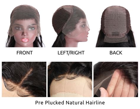Beautyforever Best Lace Front Body Wave Density Pre Plucked Human Hair Wigs