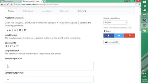 Bài Tập Hackerrank Maximizing Xor Programming Dạy Nhau Học