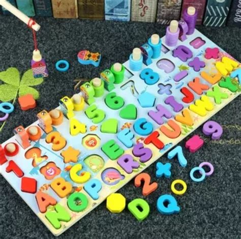 Brinquedo Pedag Gico Madeira Montessori N Meros Alfabeto Mebuscar Brasil