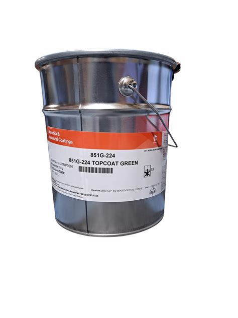 851g 224 Topcoat Ptfe Green Tetrachim