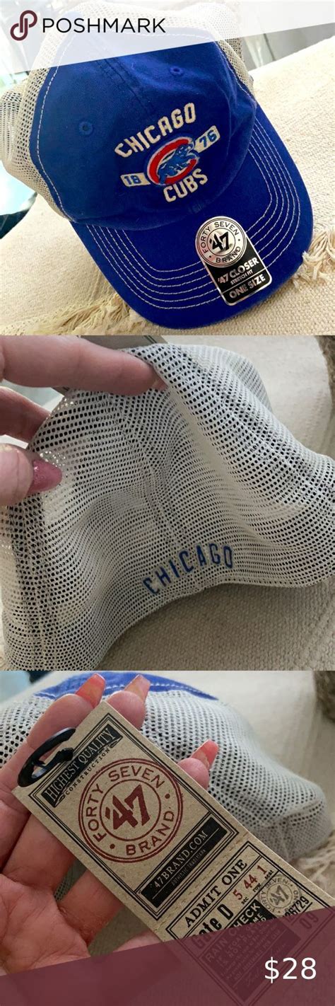 Chicago Cubs Vintage Style Stretch Baseball Cap Chicago Cubs Vintage Vintage Fashion Style