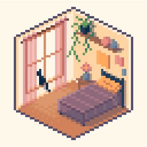 Isometric Room By Me I Tried To Limit My Palette And Focused A Lot