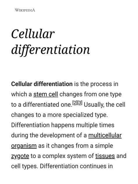 Cellular Differentiation Pdf