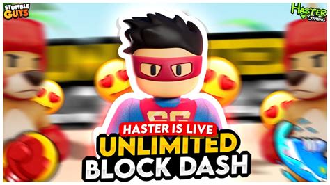 STUMBLE GUYS LIVE UNLIMITED BLOCK DASH ROOM CODE INW SERVER YouTube