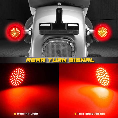 Buy NTHREEAUTO 1157 Front Rear LED Turn Signals Kit 2 Bullet