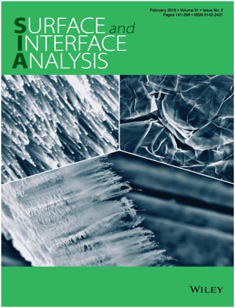 Cover Image Mishra 2019 Surface And Interface Analysis Wiley Online Library