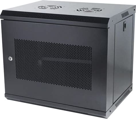 Gabinete De Servidor De Parede U Gabinete De Rack De Rede It Porta De Bloqueio Preta Amazon