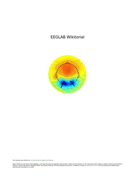 Eeglab Tutorial