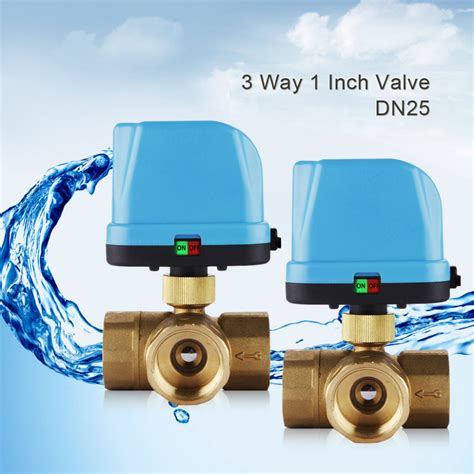 Купить DN25 3 220v моторизованный клапан с led подсветкой в интернет магазине с бесплатной