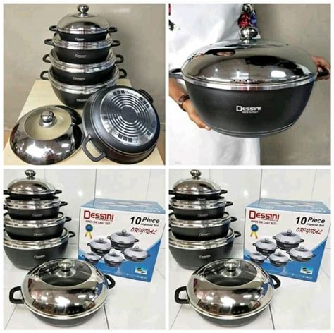 10Pcs Dessini Non Stick Cookware Lowan Interiors