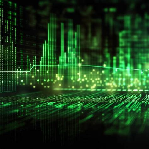 Premium AI Image Digital Binary Code Background