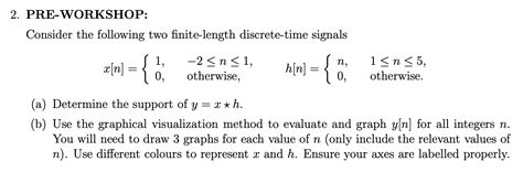 solved 2 pre workshop consider the following two