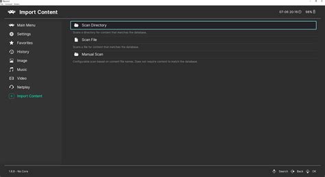 User Interface Libretro Docs
