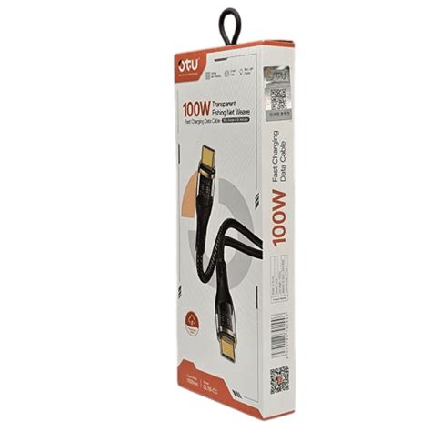 کابل شارژ دو سر تایپ سی 100 واتی Otu سیگنال کامپیوتر
