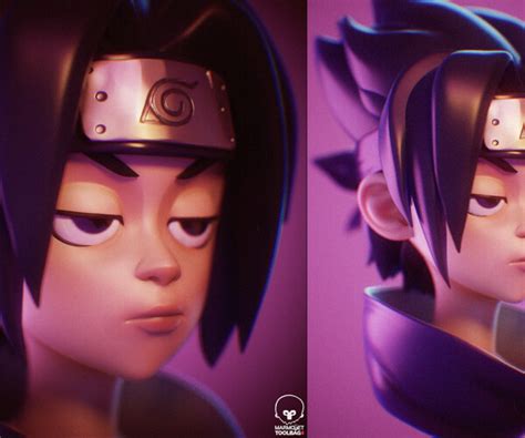 Artstation Sasuke 3d Model Resources