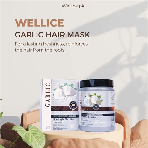 Wellice Garlic Hair Mask Deep Nourishment And Hair Strengthening