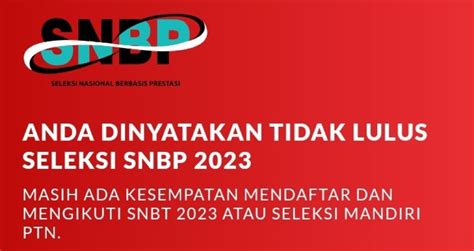 Bagaimana Jika Tidak Lolos Seleksi Masuk Perguruan Tinggi Negeri
